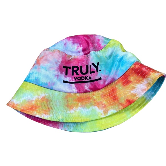 TRULY | Accessories | Truly Hard Seltzer Vodka Tie Dye Bucket Hat New ...
